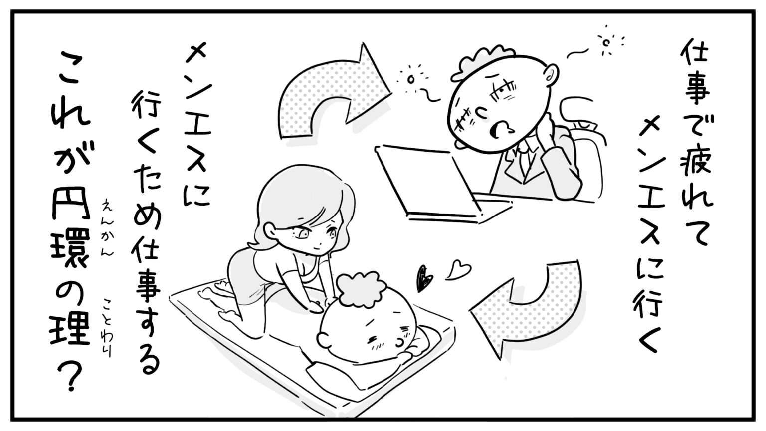 偽名ヤマモトの1コマ漫画 その22「円環の理」 はじエスブログ